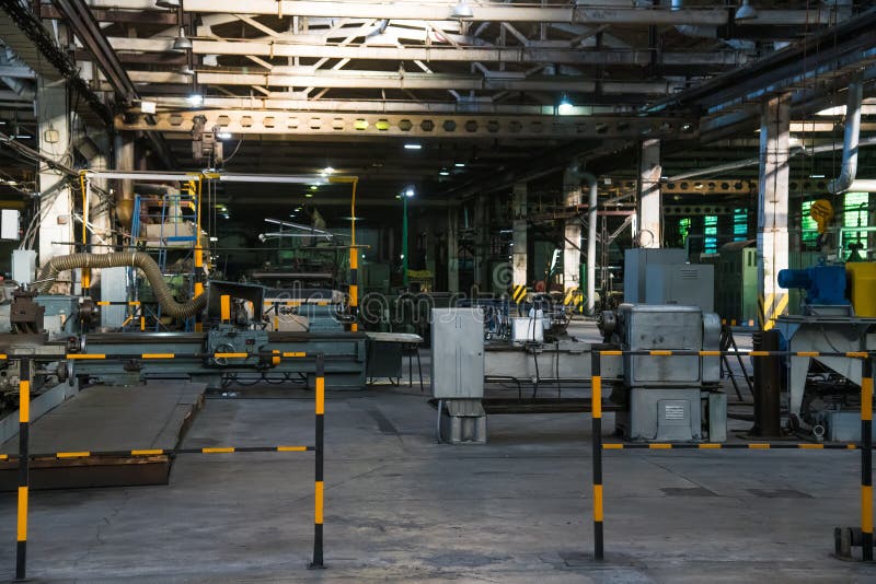 Production Shop of the Plant Stock Image - Image of equipment, plant ...