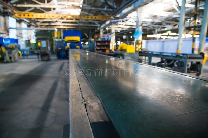 Production Shop of the Plant Stock Image - Image of construction ...