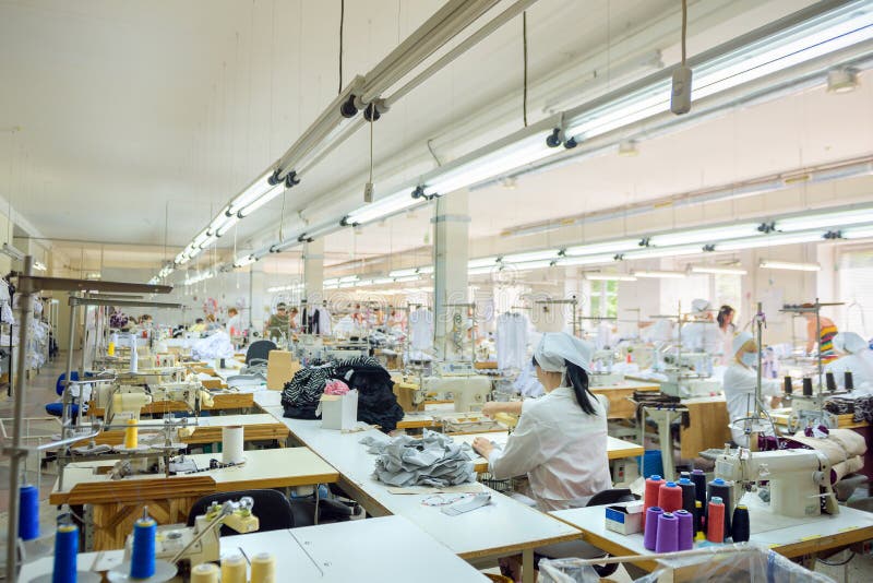 Production Shop of Seamstresses Editorial Stock Photo - Image of manual ...