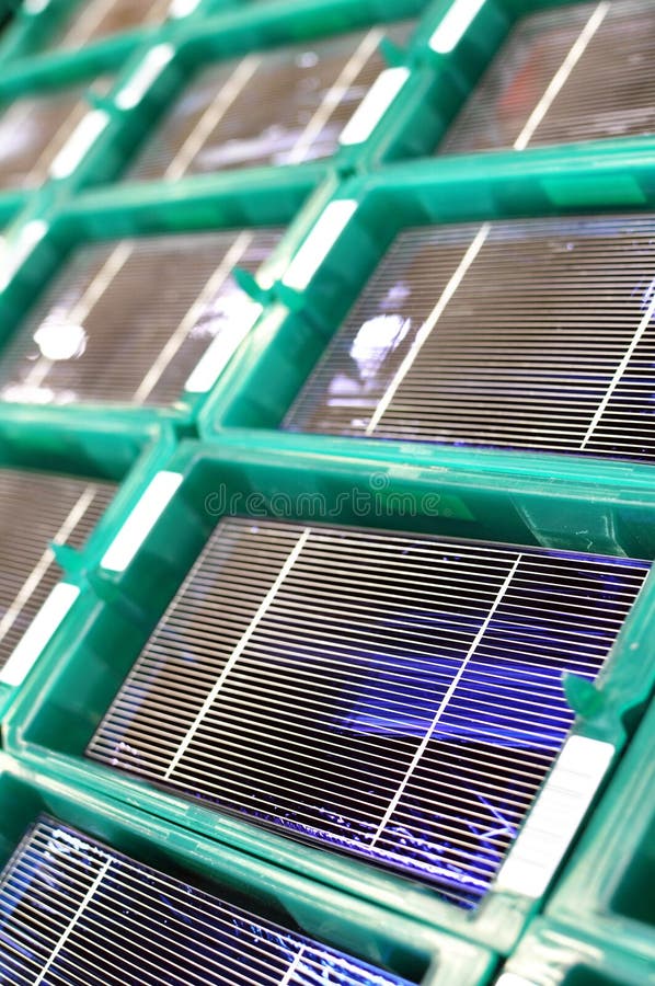 Wafer in Production Process Stock Photo - Image of wafer, cleanroom ...