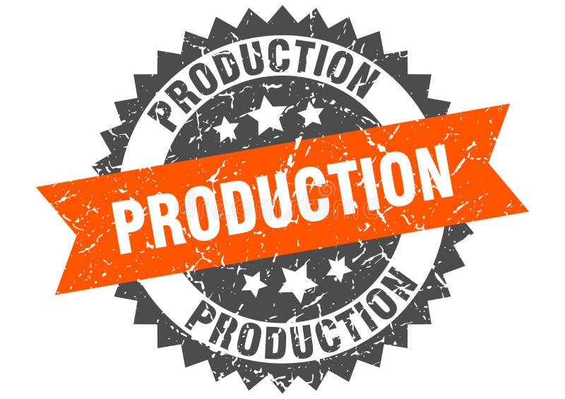 Production Stamp. Production Grunge Round Sign Stock Vector ...