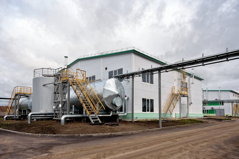 Manufacture of Water and Liquids Purification Stock Image - Image of ...