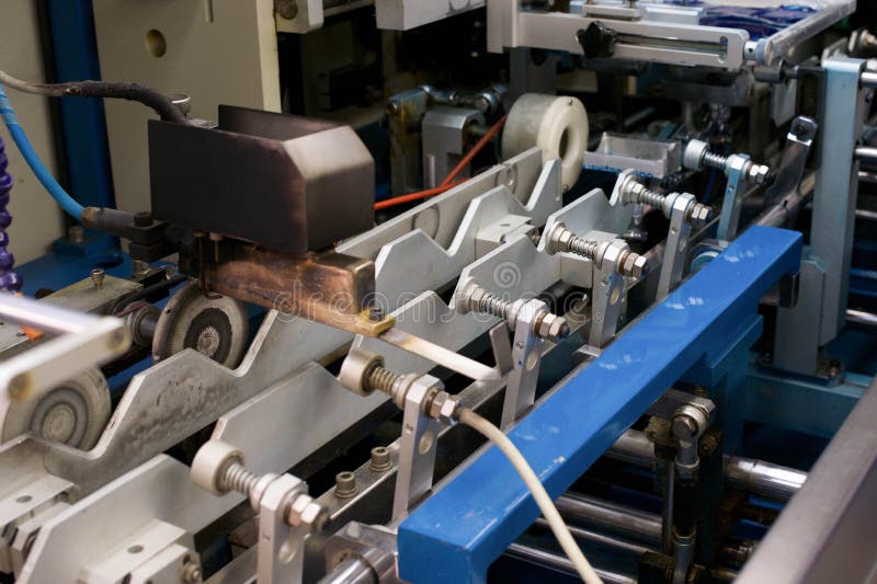 Production Tape in a Small Factory Stock Image - Image of conveyor ...