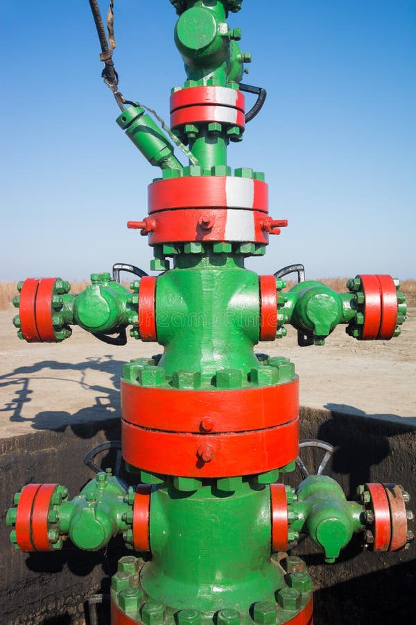 Production wellhead stock image. Image of technology - 46713075