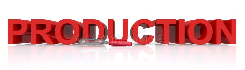 Production on white stock photo. Image of panel, presentation - 205555148