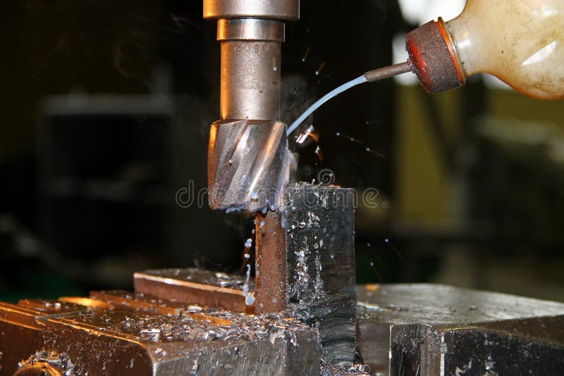 Production Work in the Tool Stock Image - Image of cuttings, detail ...
