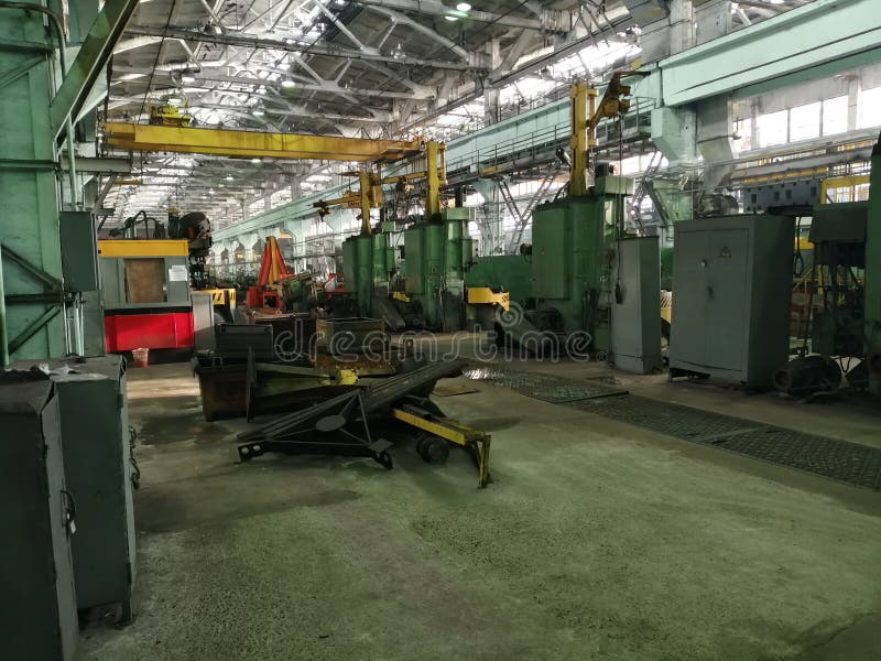 Production Worker Machine-building Factory Stock Photo - Image of ...