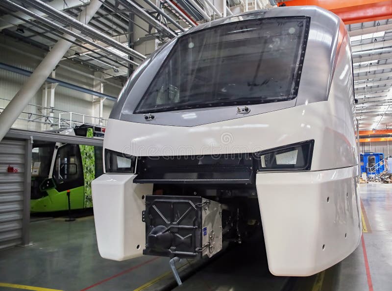 Production Workshop for the Production of High-speed Trains. Stock ...