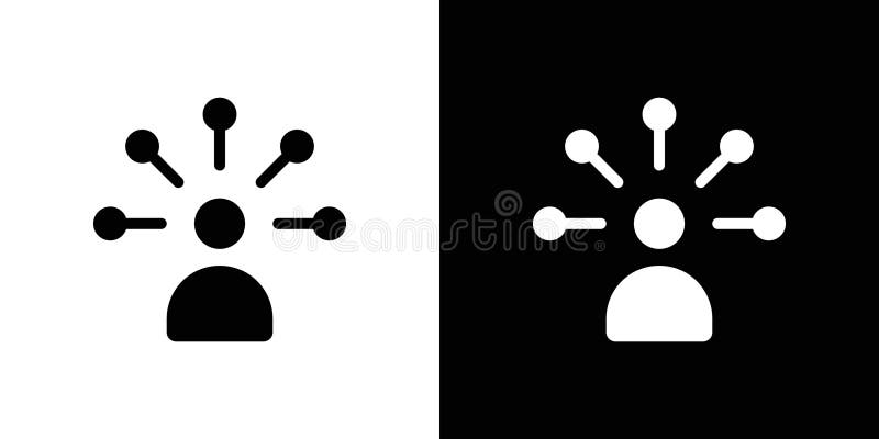 Productive Man Icon Logo Set Vector Stock Vector - Illustration of icon ...