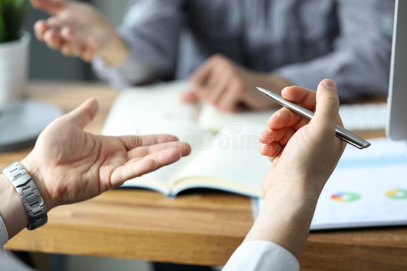 Productive Meeting and Project Development Options Stock Photo - Image ...
