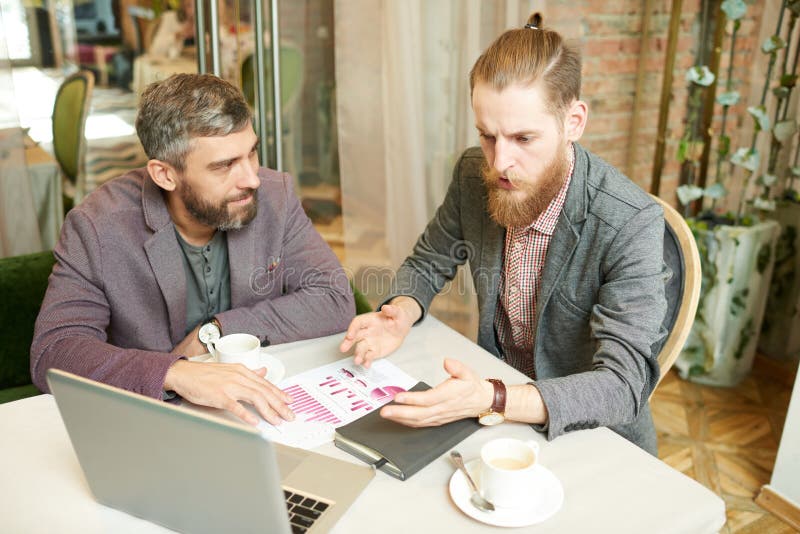 Productive Project Discussion Stock Image - Image of indoors ...