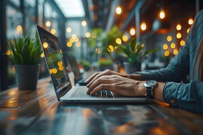 Productive Work Session in a Meeting Room Stock Illustration ...