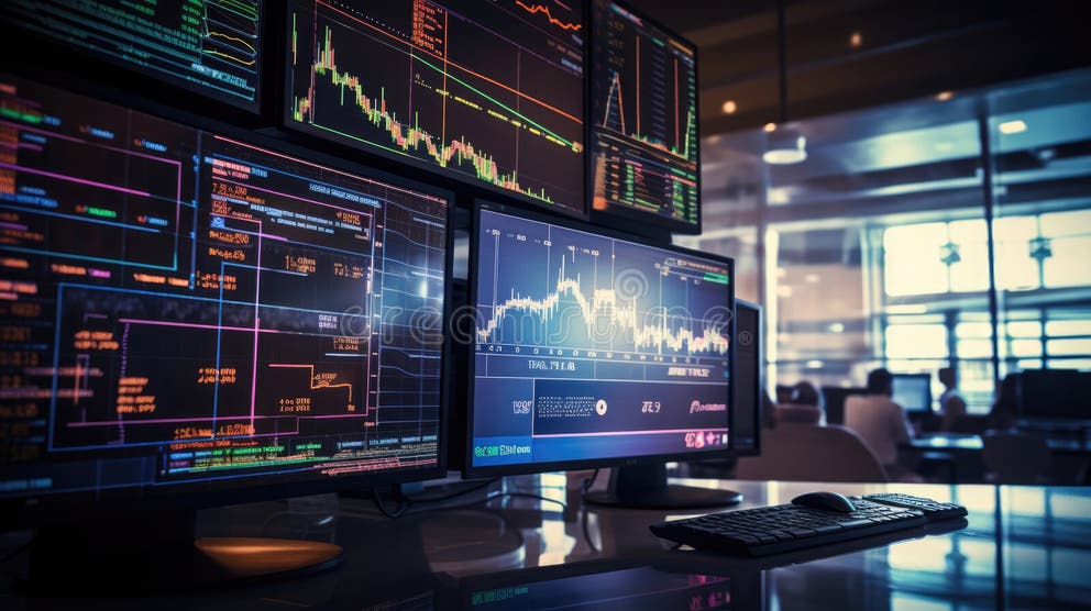 Productive Workspace with Multiple Monitors for Efficient Multitasking ...