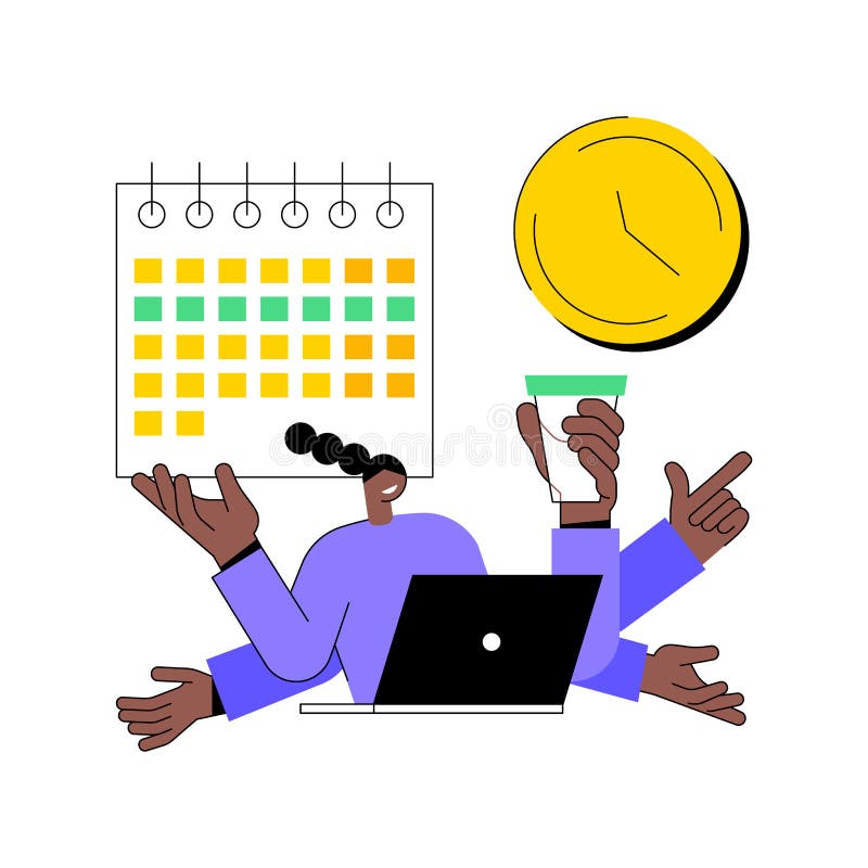 Productivity Abstract Concept Vector Illustration. Stock Vector ...