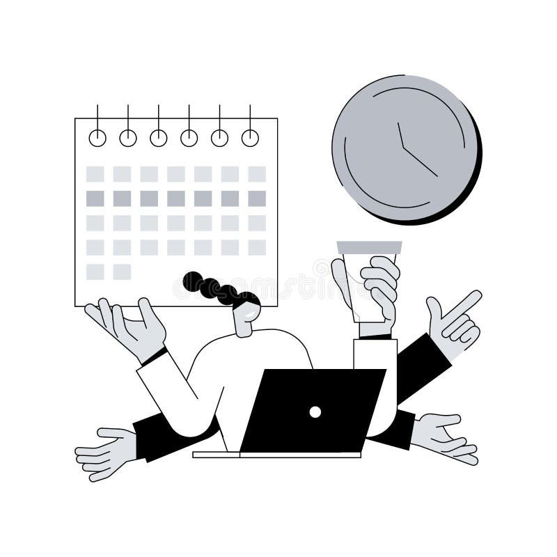 Productivity Abstract Concept Vector Illustration. Stock Vector ...