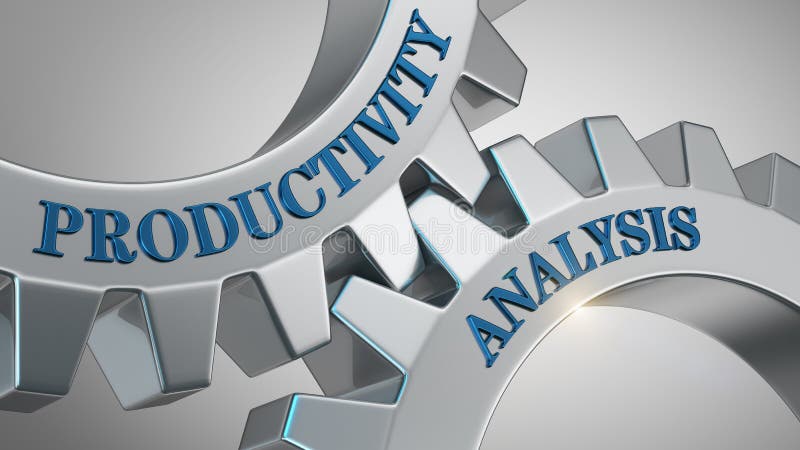 Productivity Analysis Concept Stock Illustration - Illustration of ...