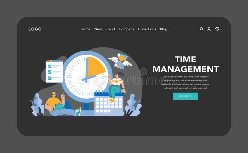 Productivity Boosting Concept. Flat Vector Illustration Stock Vector ...