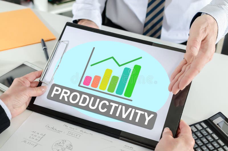 Productivity Concept on a Clipboard Stock Image - Image of achievement ...