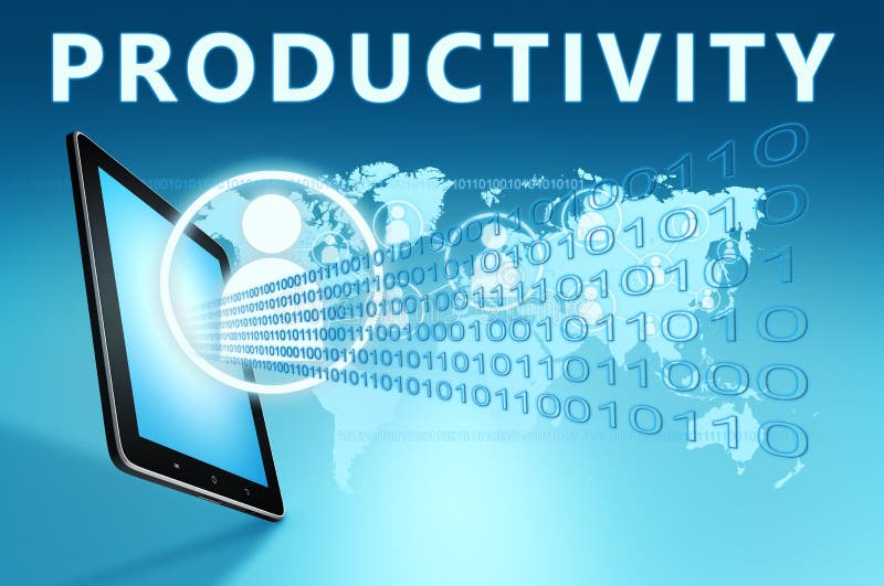 Productivity stock illustration. Illustration of concept - 50146324