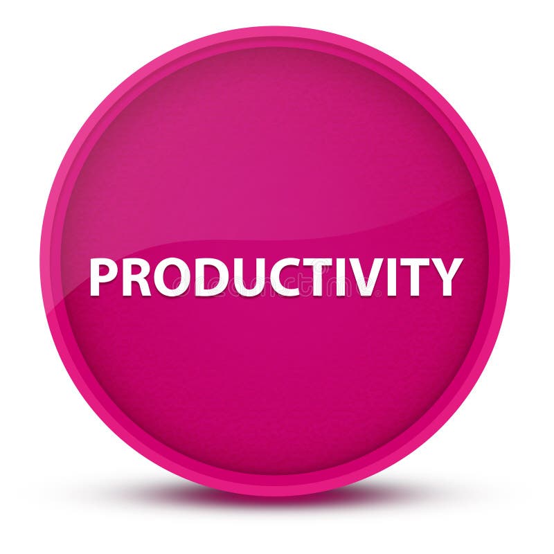 Productivity Luxurious Glossy Pink Round Button Abstract Stock ...
