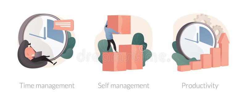 Productivity Abstract Concept Vector Illustration. Stock Vector ...