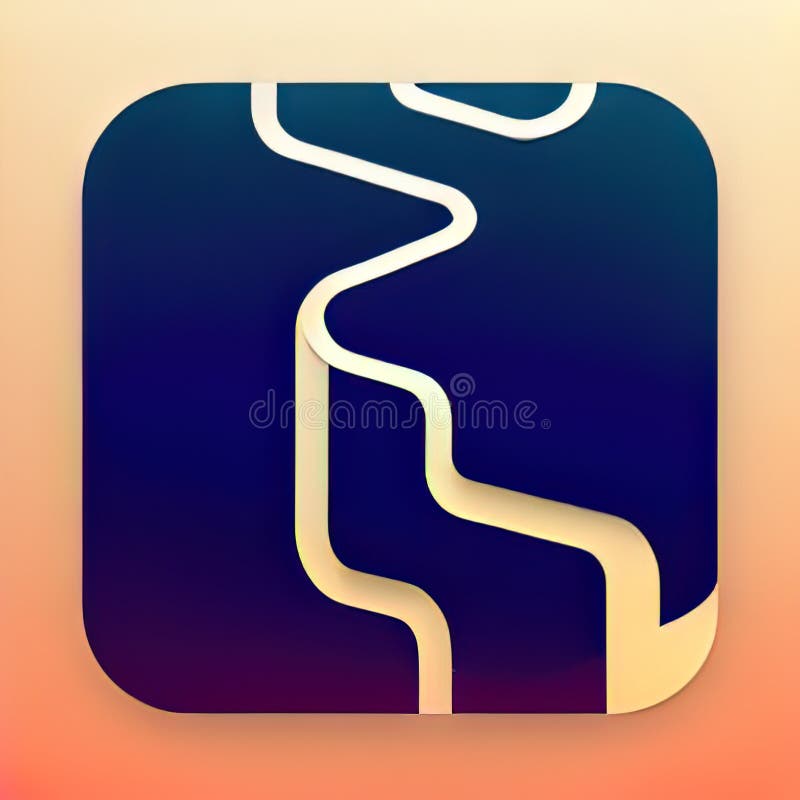 Productivity Software App Icon. Generative AI. Stock Image - Image of ...