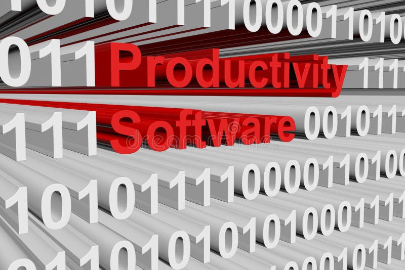 Productivity software stock illustration. Illustration of data - 90413469