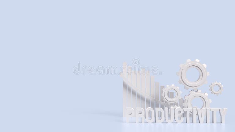 The Productivity Text for Business Concept 3d Rendering Stock ...