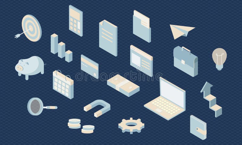 Productivity Tools and Resources for Effective Work Management. Vector ...