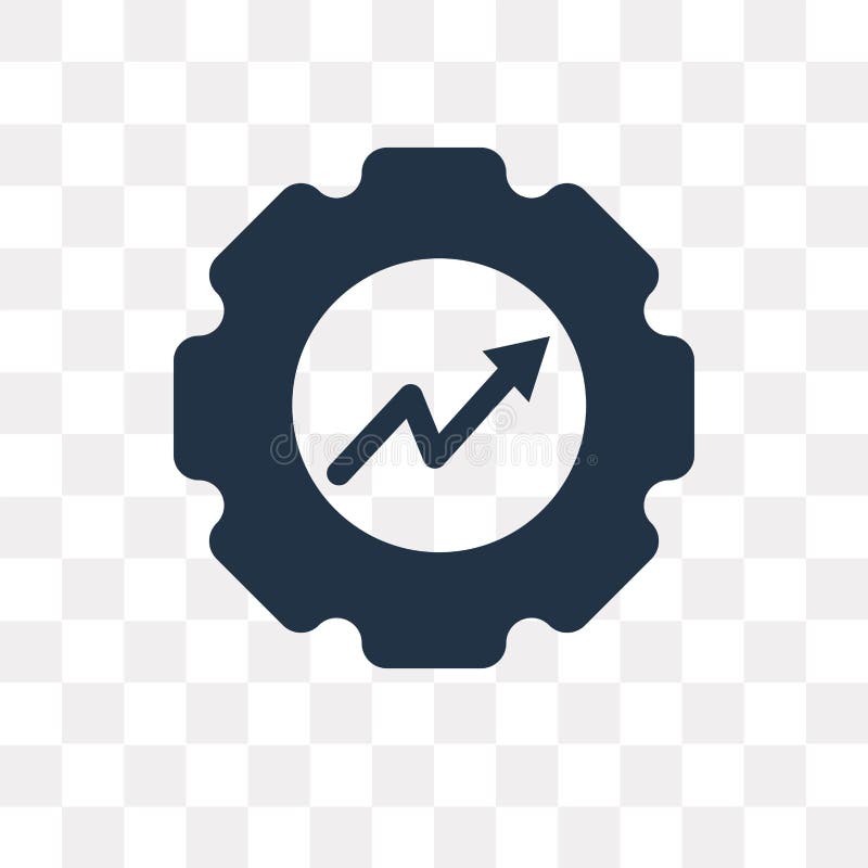 Productivity Vector Icon Isolated On Transparent Background, Pro Stock ...