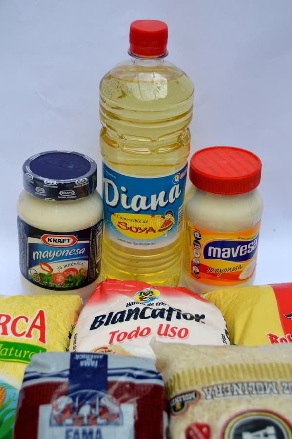 Productos Alimenticios Venezolanos Imagen de archivo editorial - Imagen ...