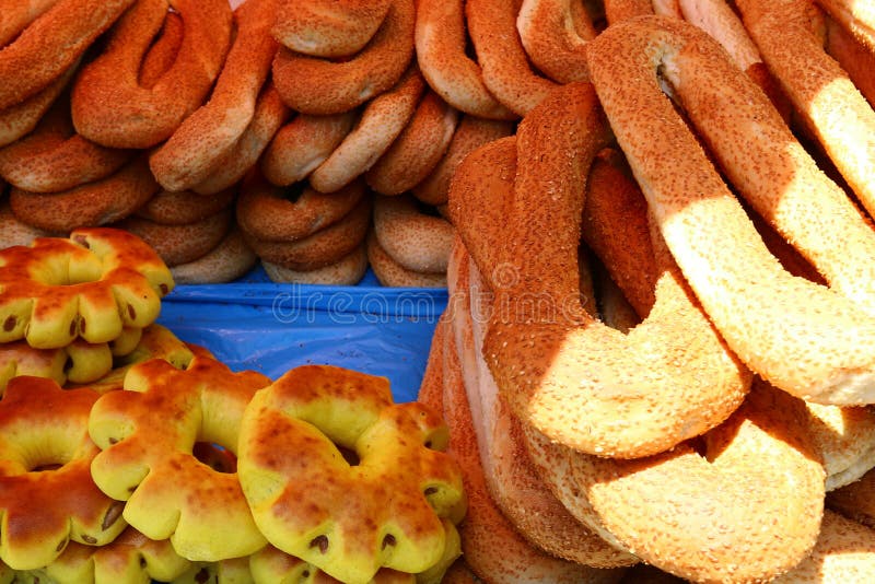 Products from the bazaar stock image. Image of table - 94612427