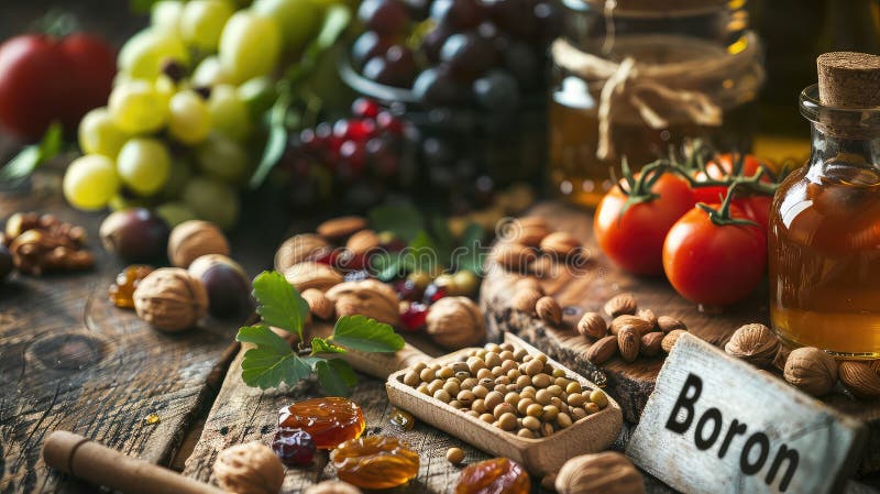 Products Contain Boron on the Table. Selective Focus Stock Image ...