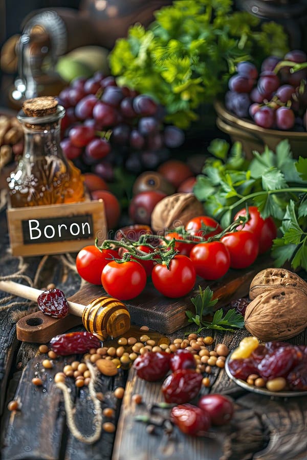 Products Contain Boron on the Table. Selective Focus Stock Image ...