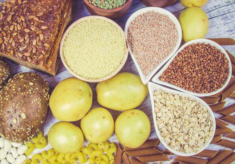 Carbohydrates - a Basic Source of Energy for the Human Body Stock Image ...