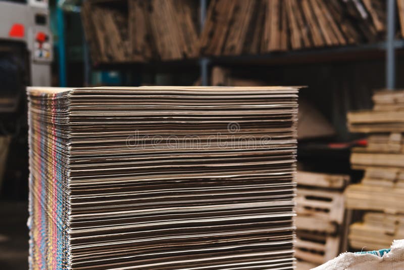 Products and Corrugated Cardboard. Factory for the Manufacture and ...