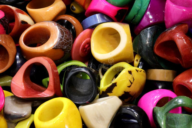 Products Created with the Tagua Nut Also Called Vegetable Ivory Stock ...