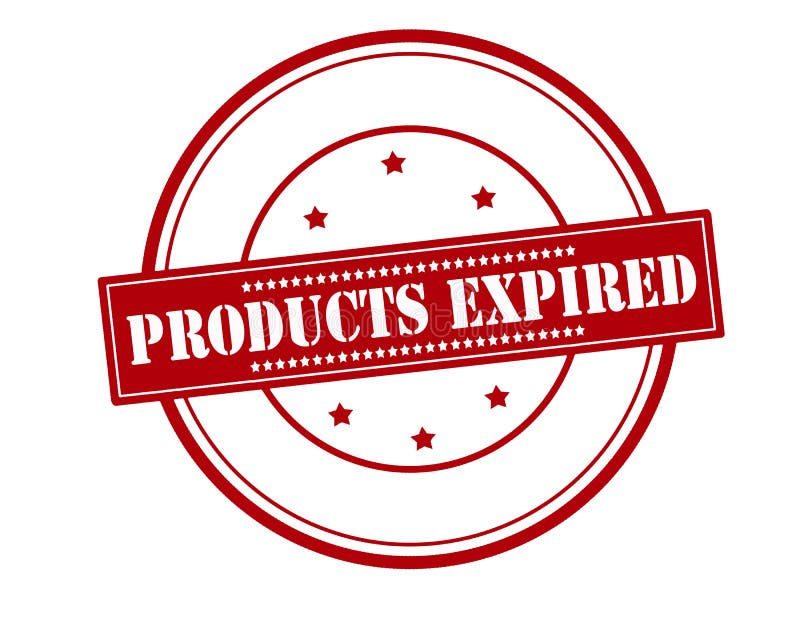 Products expired stock vector. Illustration of grungy - 82272460