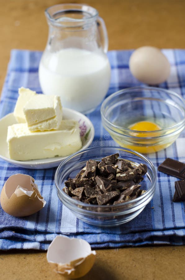 Products for the Preparation of Baking Stock Image - Image of cooking ...