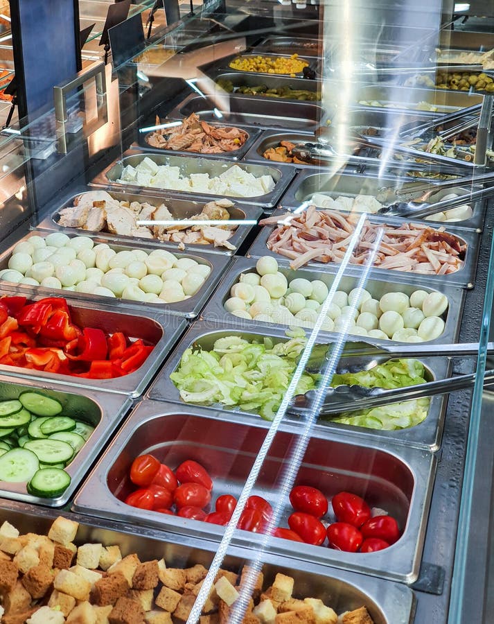 Products for Preparing Salad in the Store Stock Image - Image of salad ...