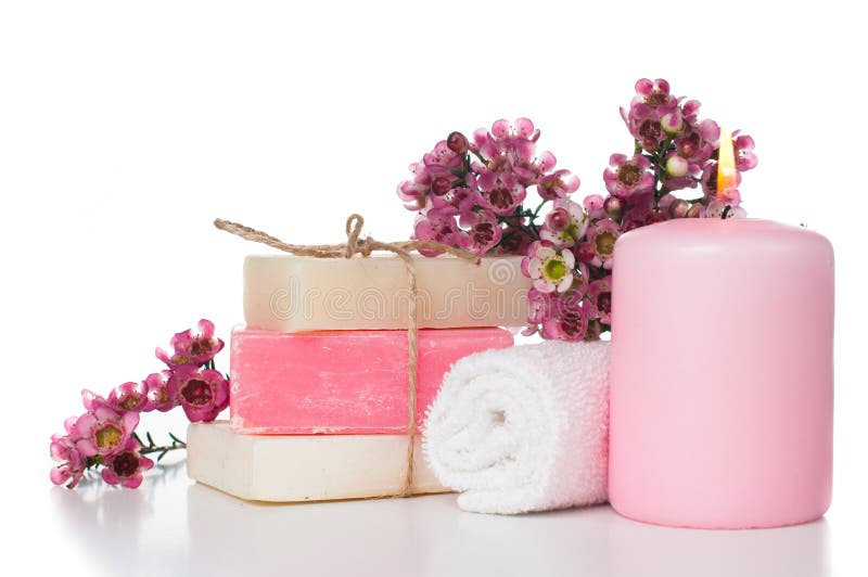Toiletries set stock image. Image of purity, bottle, objects - 6974857