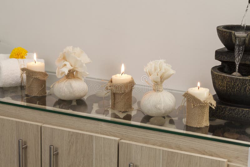Products To Perform Body Massage in the Spa Stock Image - Image of ...