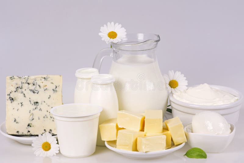 Produit laitier image stock. Image du santé, rural, assortiment - 41439217