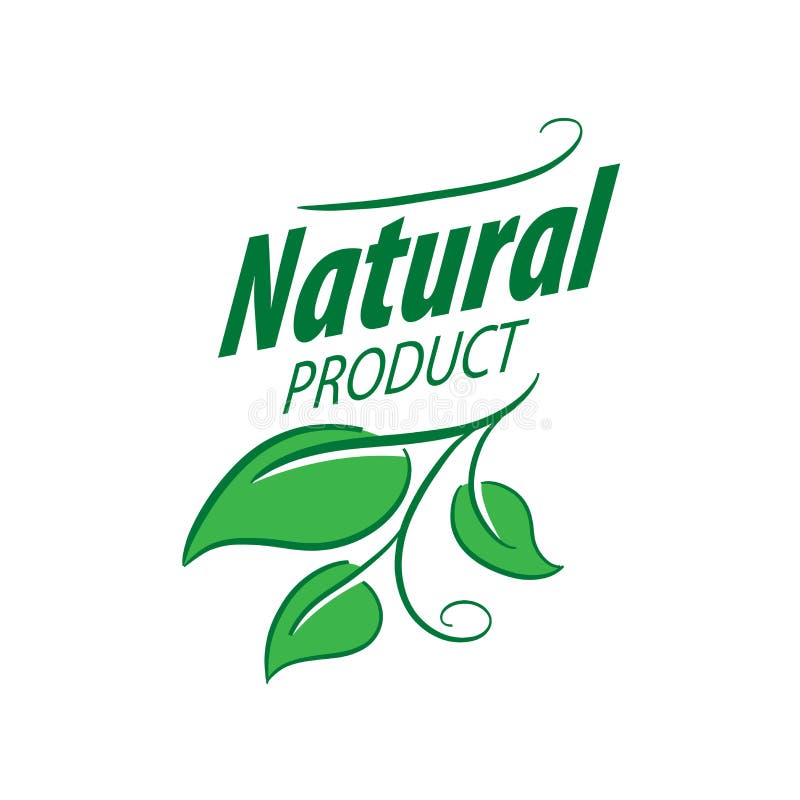 Logo de produit naturel illustration de vecteur. Illustration du dessin ...