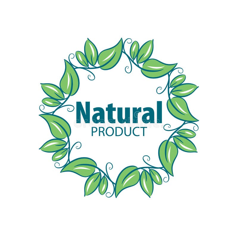 Produit naturel de logo illustration de vecteur. Illustration du ...