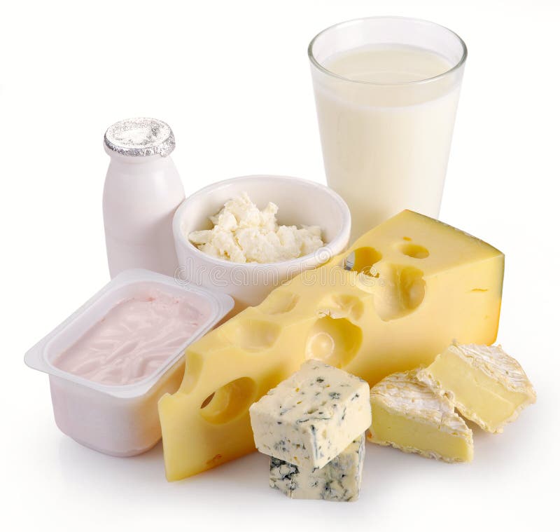 Produits laitiers photo stock. Image du jaune, fromage - 18449946
