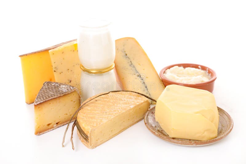 Produits laitiers image stock. Image du fromage, laiterie - 20590959