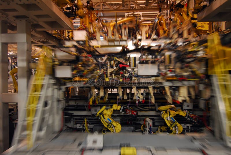 Produktion an der Fabrik stockbild. Bild von flur, ausrüstung - 32641275