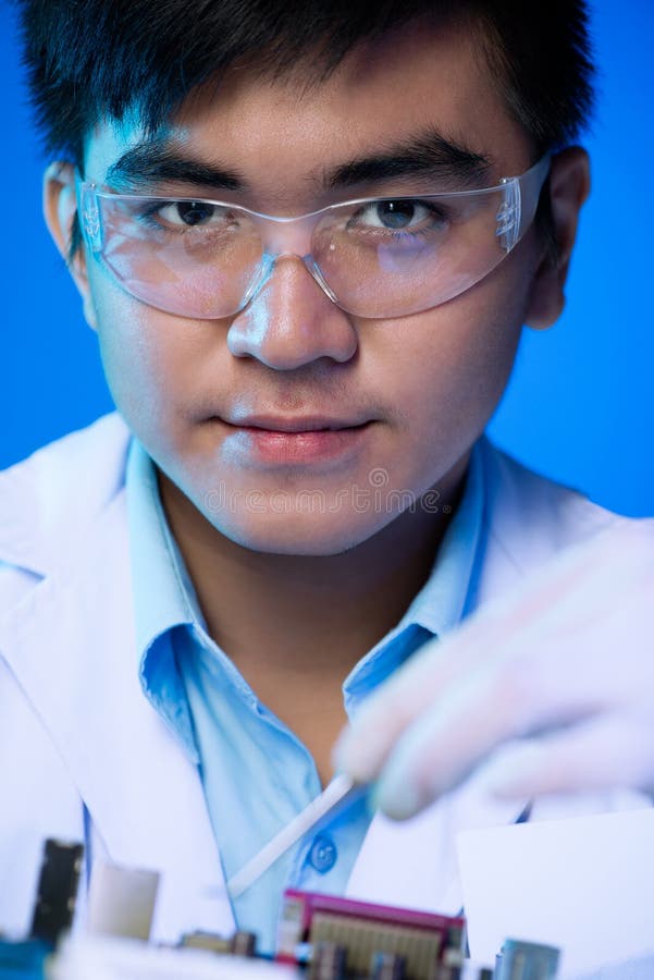 Profesional Electronic Engineer Stock Image - Image of asian, look ...