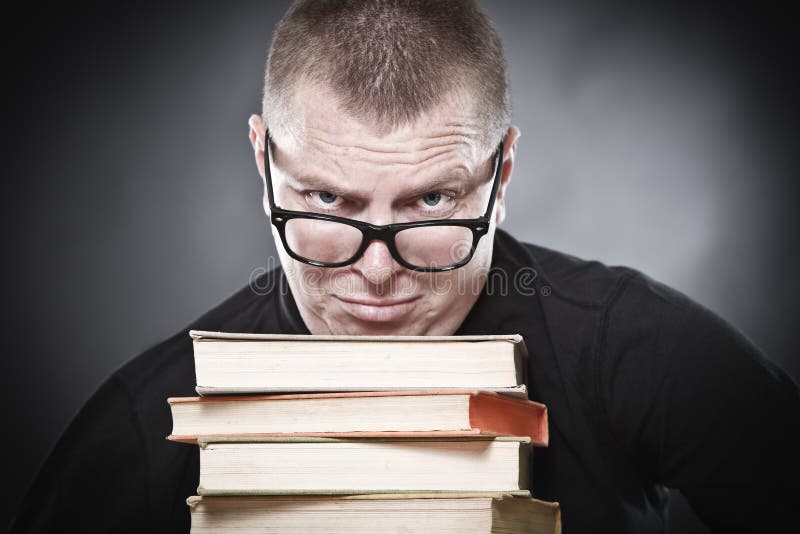 Profesor laborioso imagen de archivo. Imagen de masculinidad - 22135849